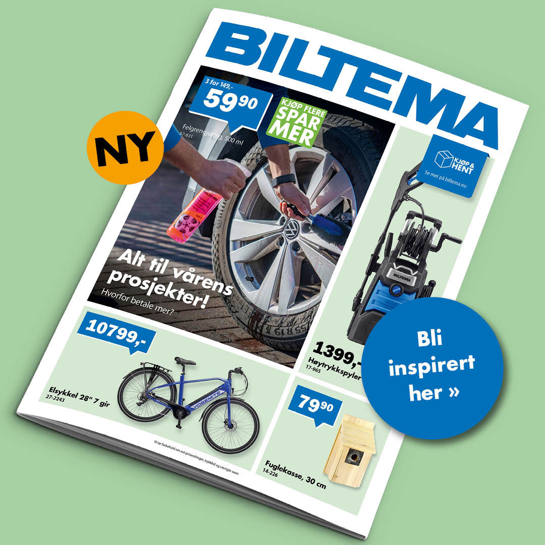 Se Biltema sine aktuelle brosjyrer her! - Biltema.no